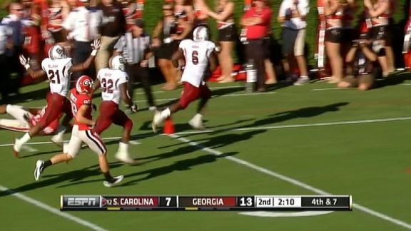 Georgia Vs South Carolina Highlight Espn Video