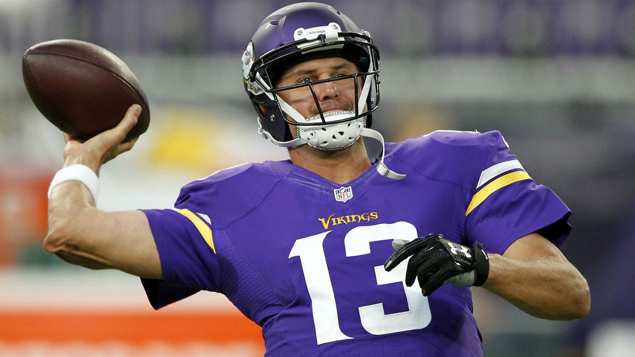 Hill por encima de Bradford en tabla de Vikings, por ahora - ESPN