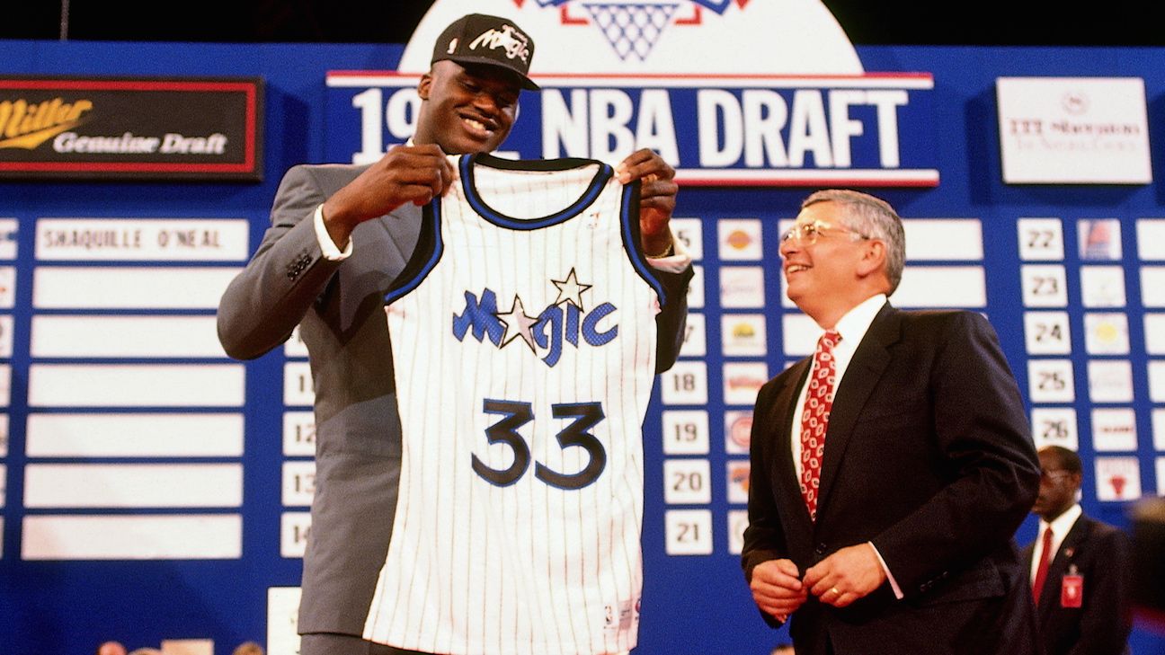 El draft de Shaquille O'Neal: cómo el Magic temió haberlo perdido - ESPN