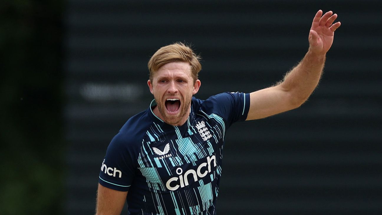 David Willey named as Northamptonshire T20 captain on return to club - ESPN
