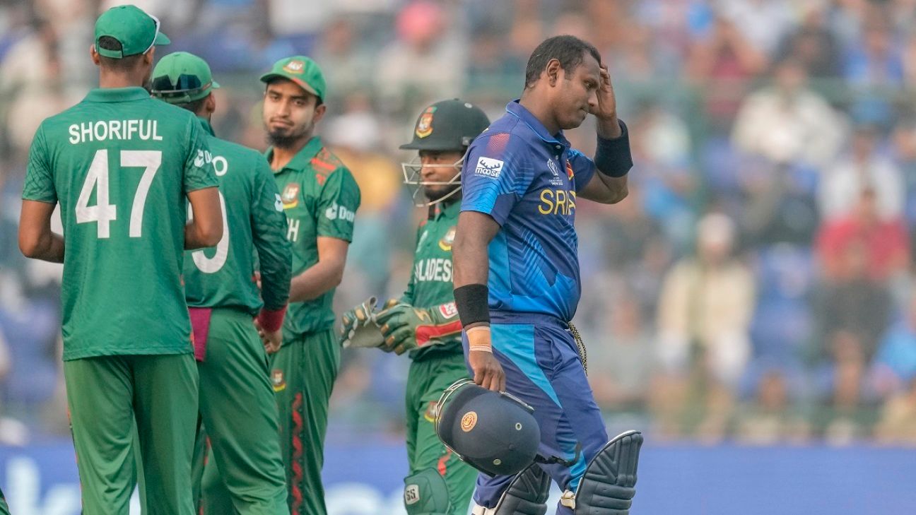 Donald on Mathews timed-out dismissal: 'Don't want to see that sort of ...