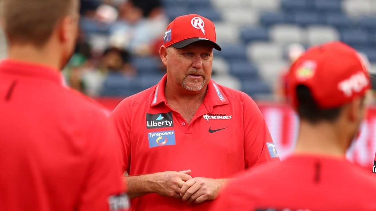 Melbourne Renegades set to part ways with coach David Saker - ESPN