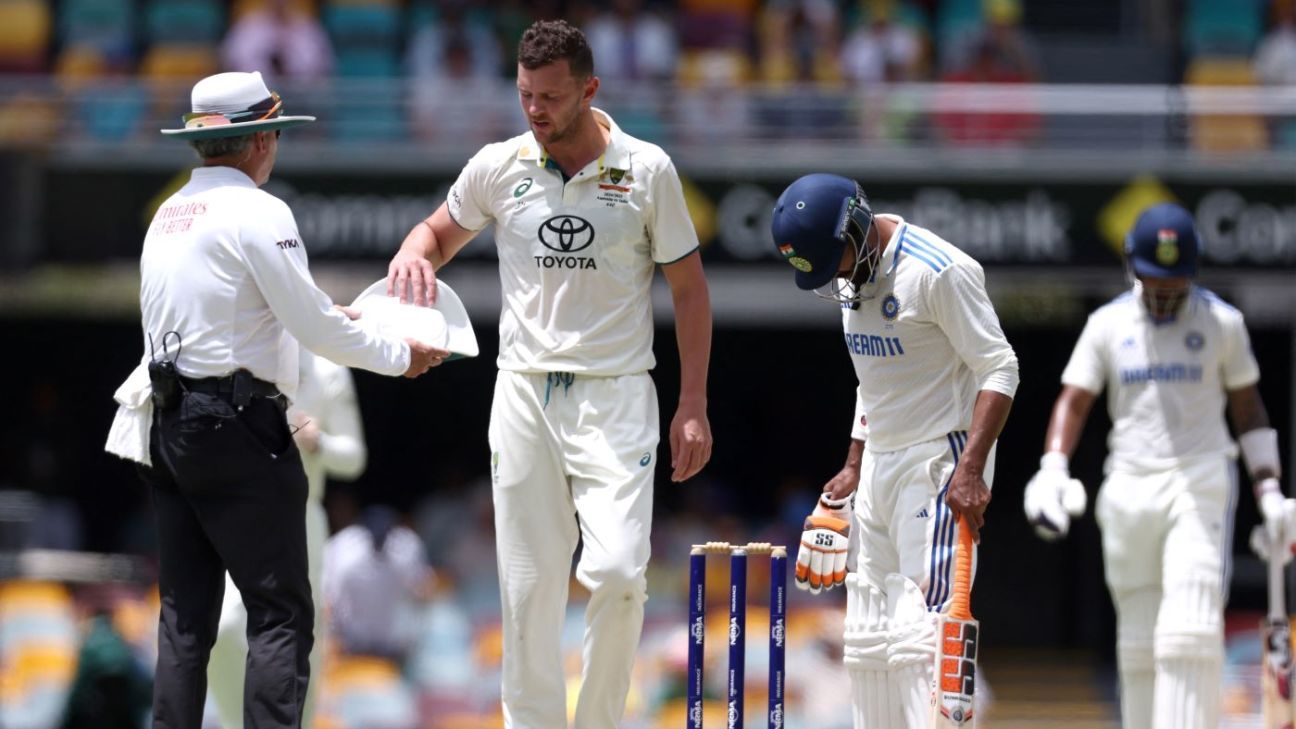 Hazlewood likely to miss rest of India series with calf strain - ESPN