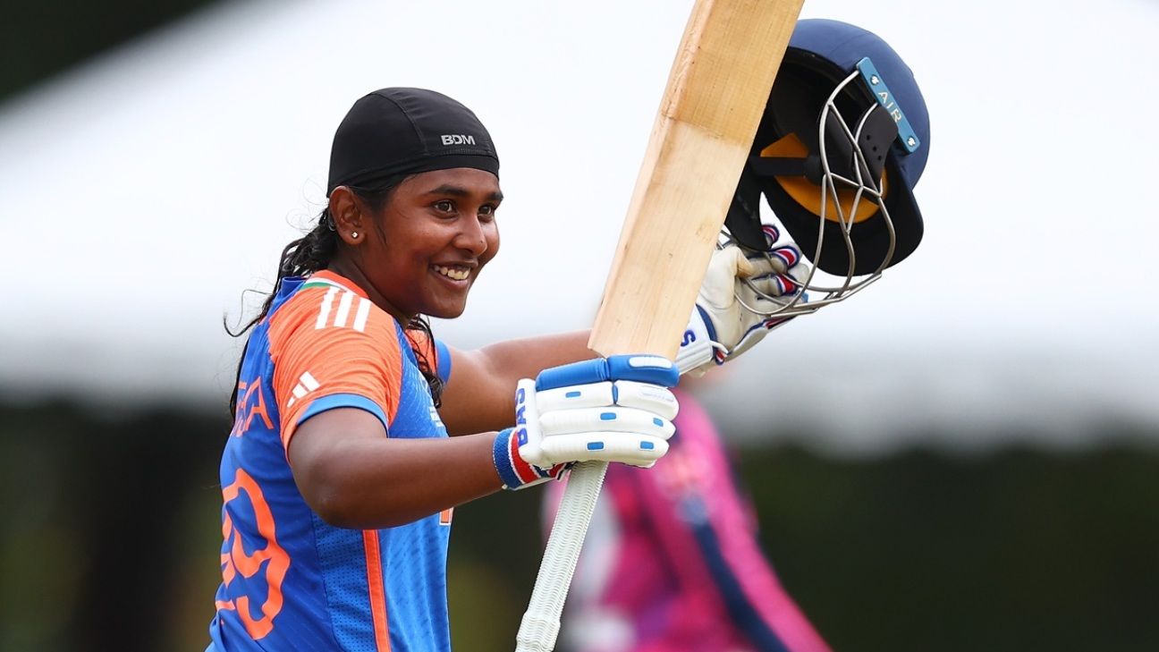 Trisha's 110* sets up India's mammoth win; Bangladesh finish Women's ...