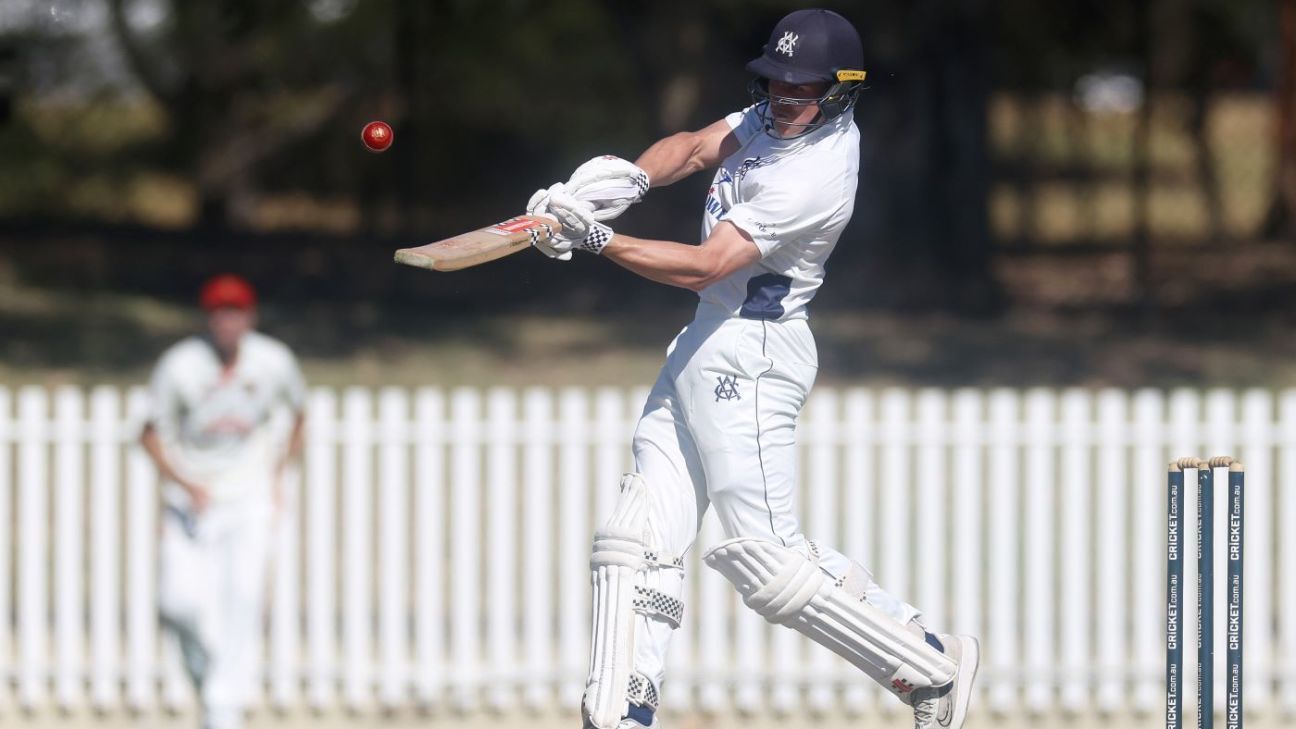Dixon, Kellaway show glimpses of breaking Victoria's Test batting ...