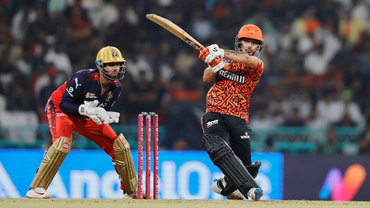 Ishan Kishan's 94* takes turbo-charged SRH to 231 - ESPN