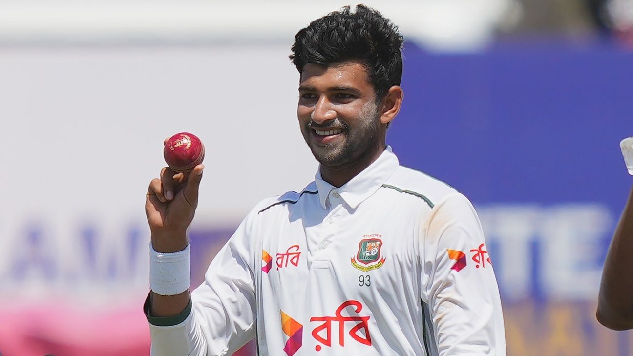 Nayeem, Shadman improve Bangladesh's second-innings act - ESPN