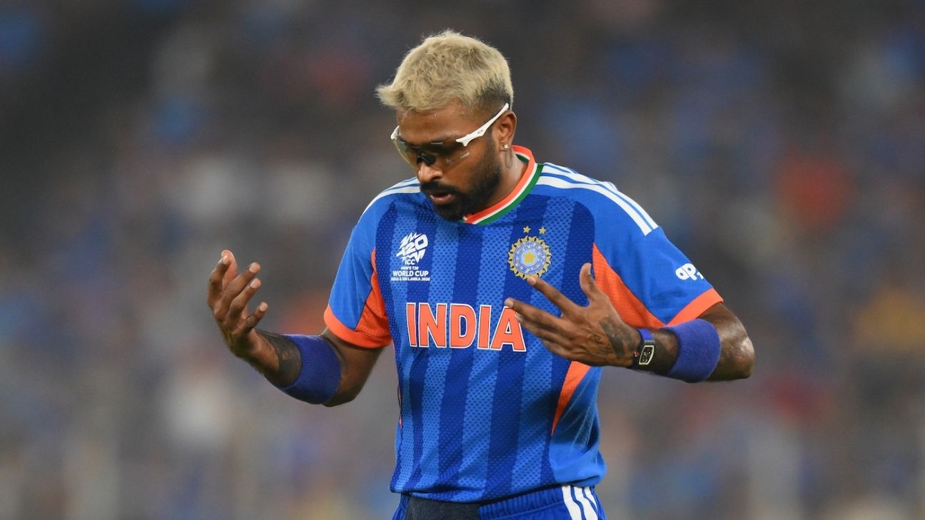 Injured Hardik set to miss ODIs against Afghanistan - ESPN