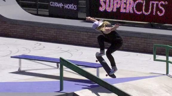 Candy Jacobs' 72 in Womens Skateboard Street - ESPN Video