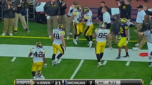Michigan vs Iowa Highlight - ESPN Video