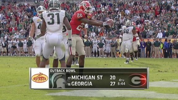 Georgia vs Michigan State Highlight - ESPN Video