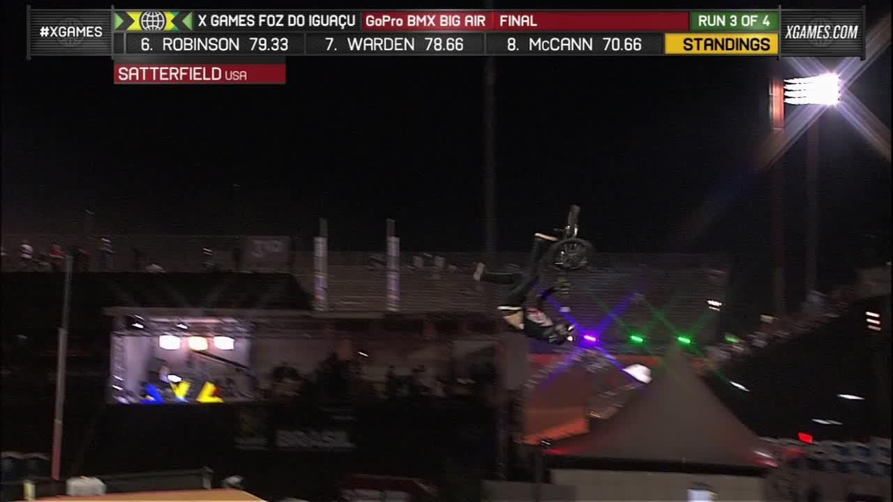 Colton Satterfield Run 3 BMX Big Air - ESPN Video