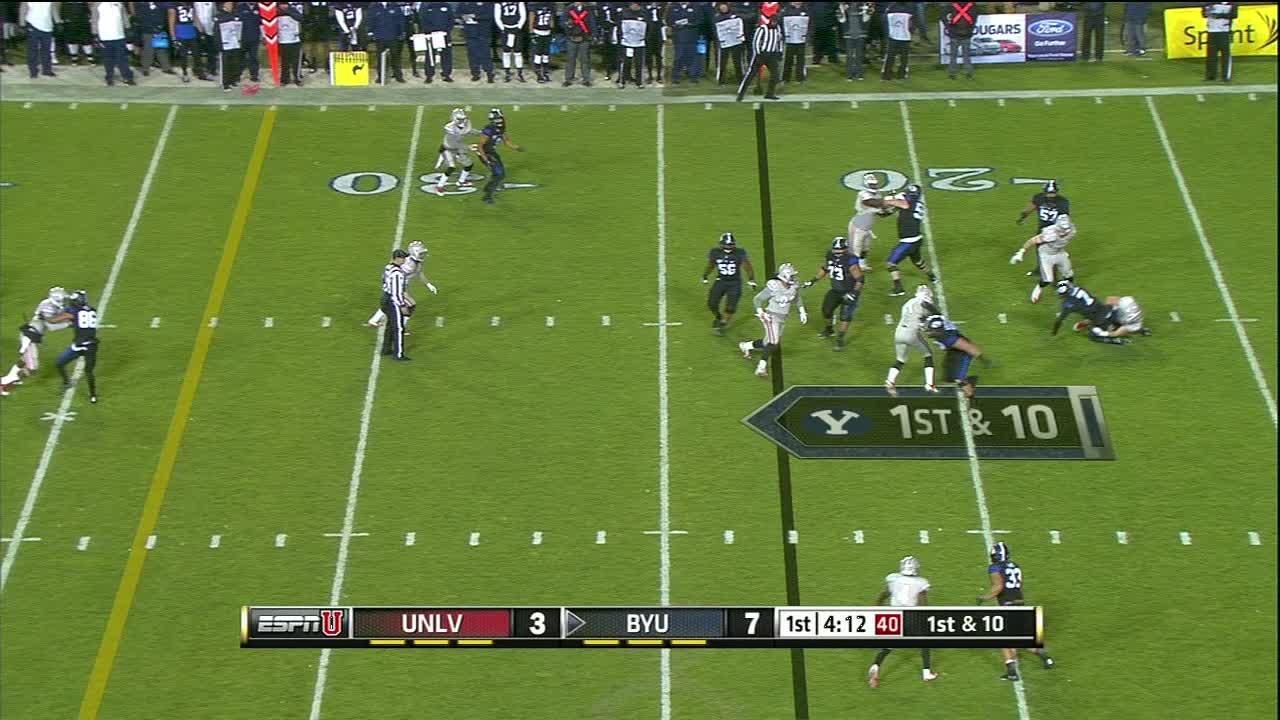 1Q BYU C. Stewart sacked by R. McAleenan for -5 yds - ESPN Video