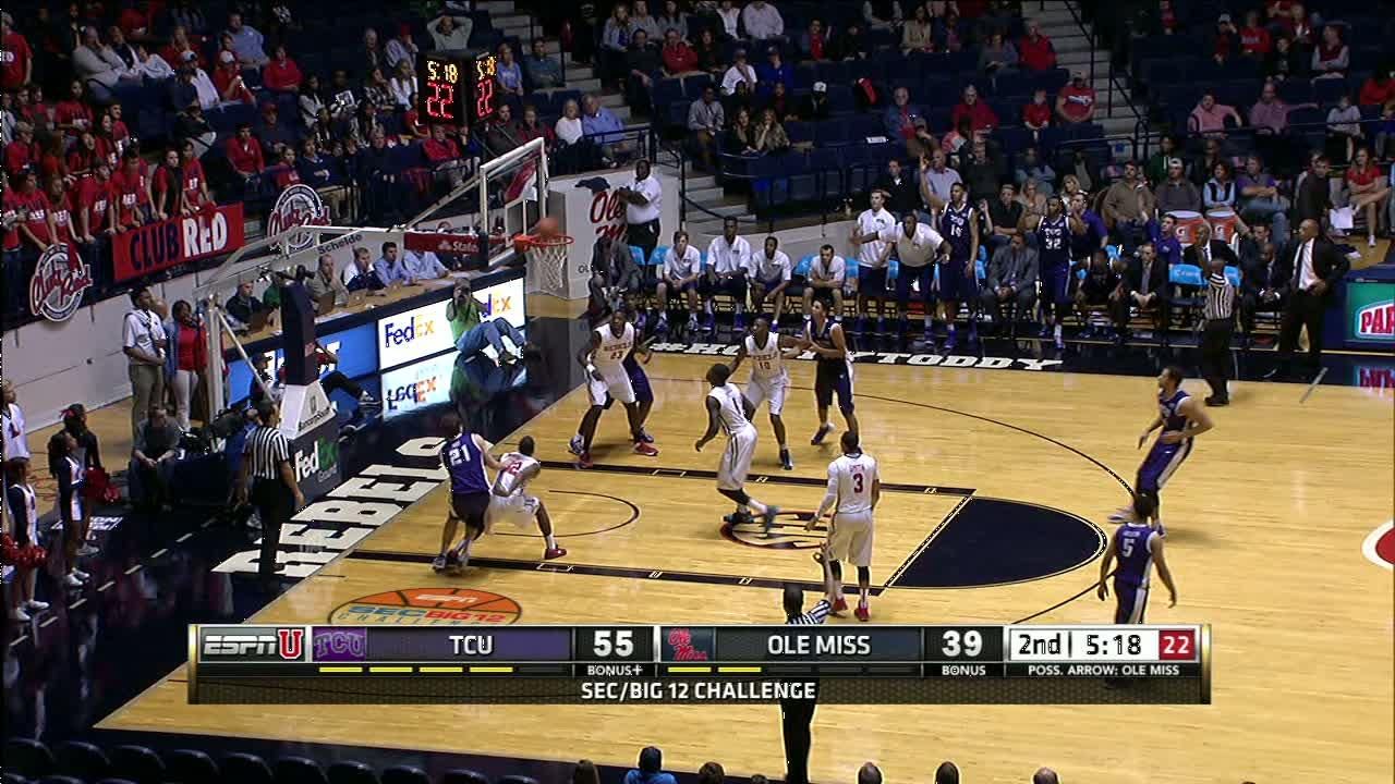 2H TCU A. Fields made Three Point Jumper. Assisted by K. Anderson ...