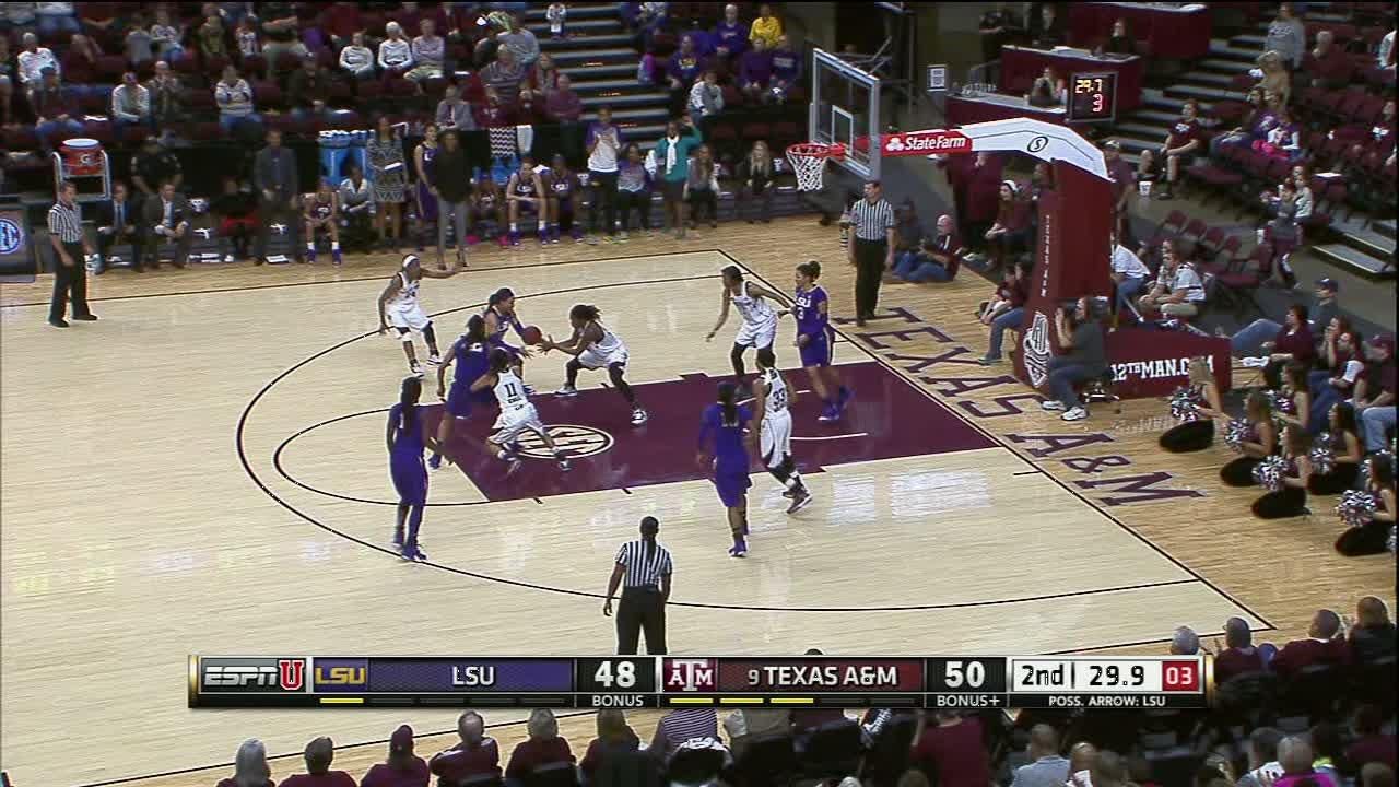 2H TA&M C. Knox made Layup. Assisted by J. Jones. - ESPN Video