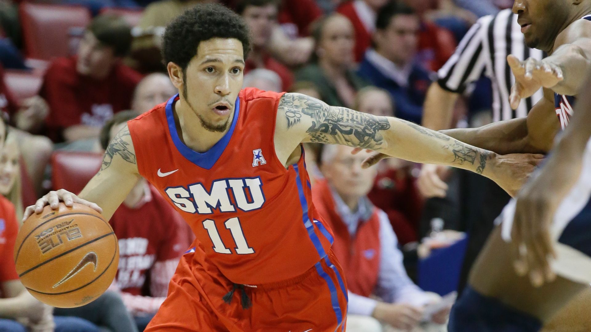 Moore reaches milestone in SMU's win over UConn - ESPN Video