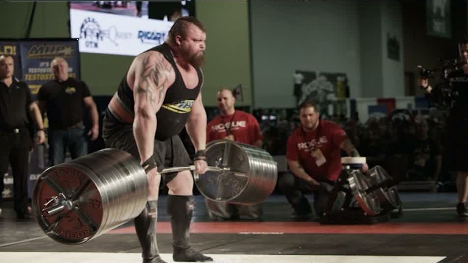 Hall Deadlifts Over 1 000 Pounds Sets World Record ESPN Video Hall Deadlifts Over 1 000 Pounds Sets World Record ESPN Video