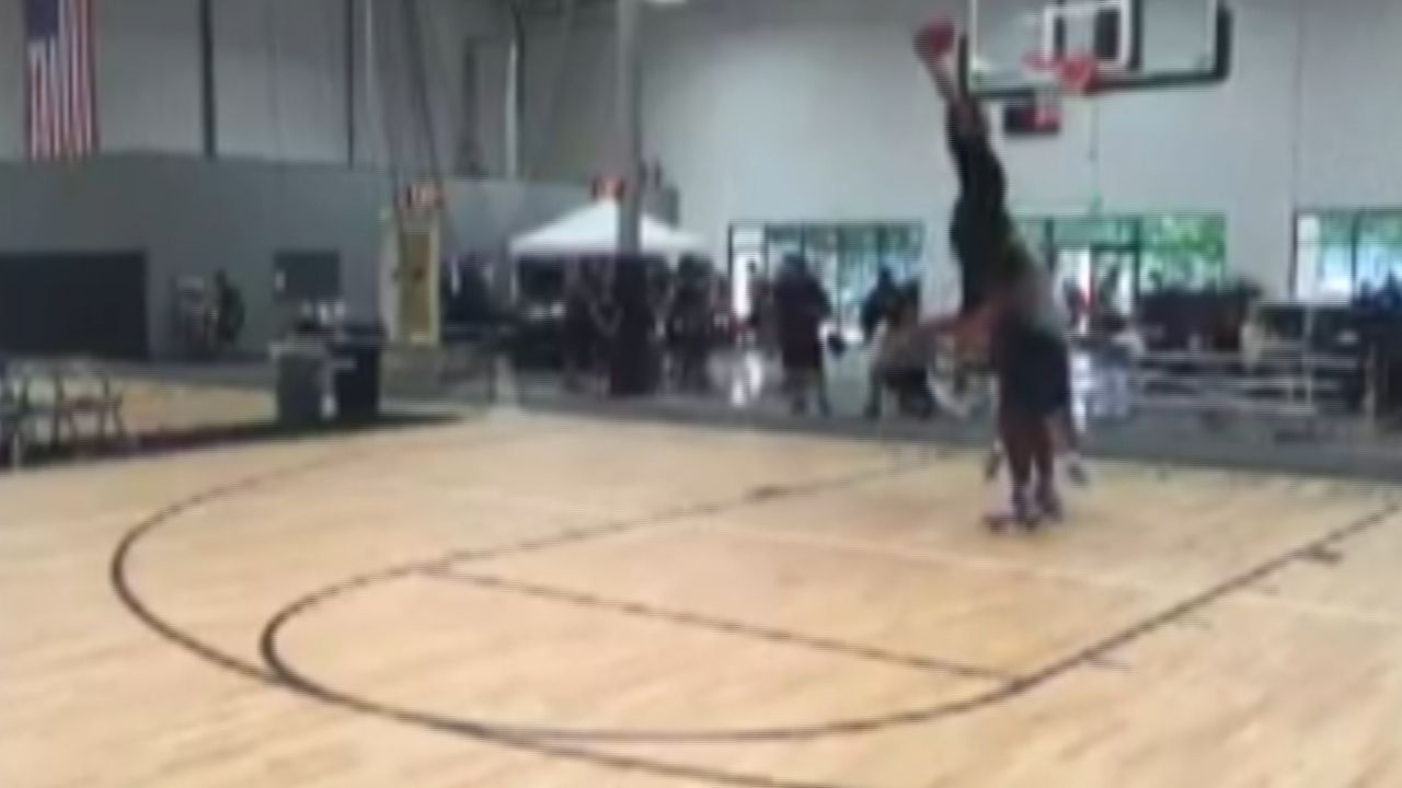 Shaq gets dunked on by his son - ESPN Video