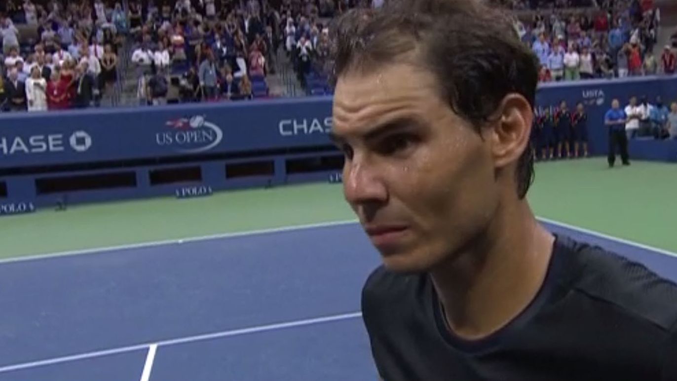 Rafa breaks down his incredible tweener - ESPN Video