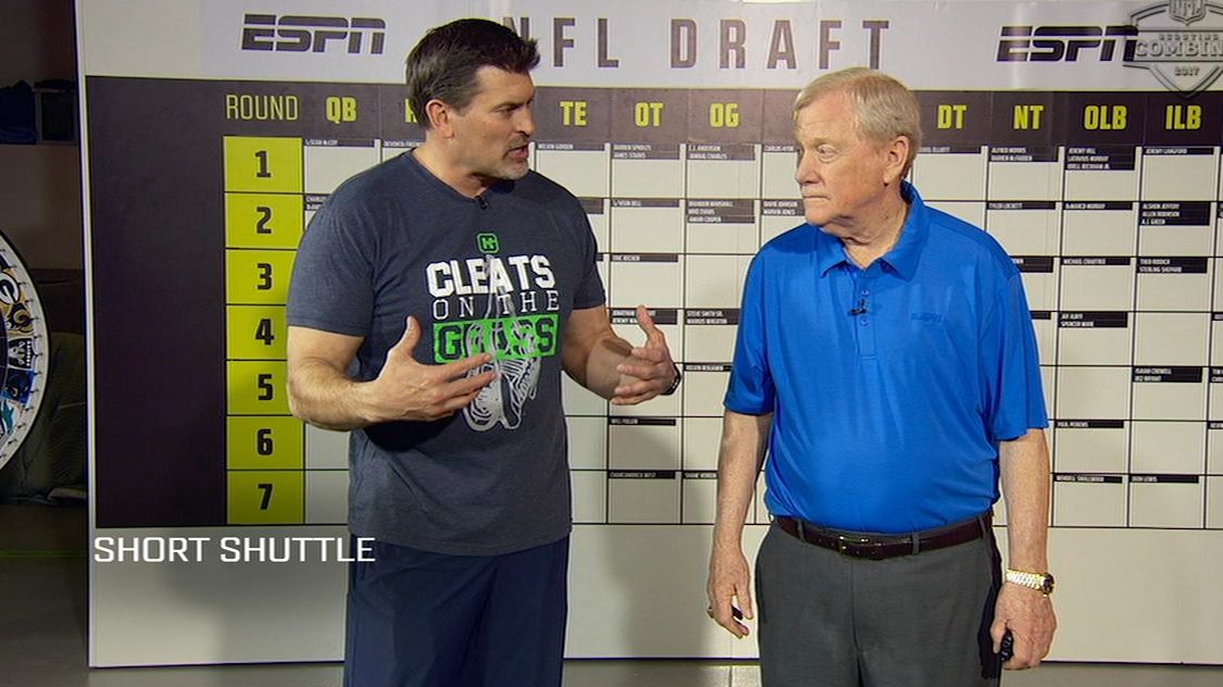 Short shuttle drill great predictor of success for lineman - ESPN Video