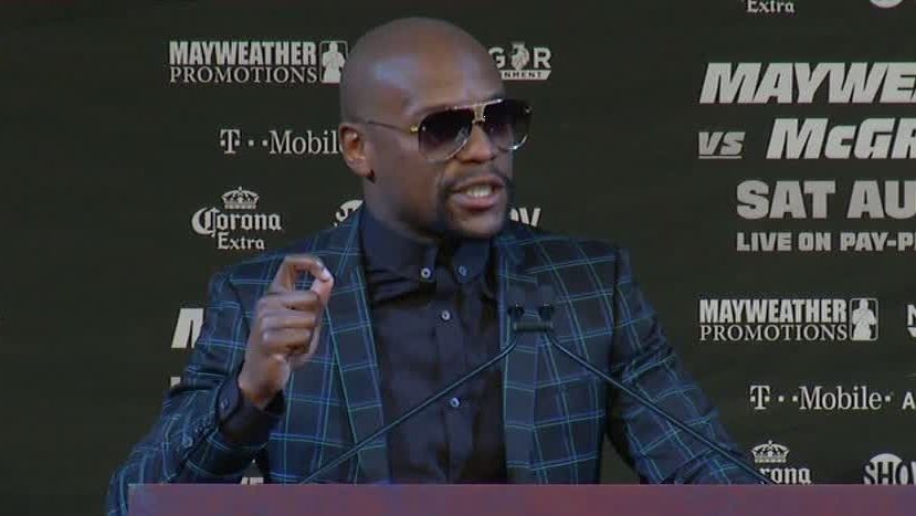 Mayweather calls megafight 'best fighting the best' - ESPN Video
