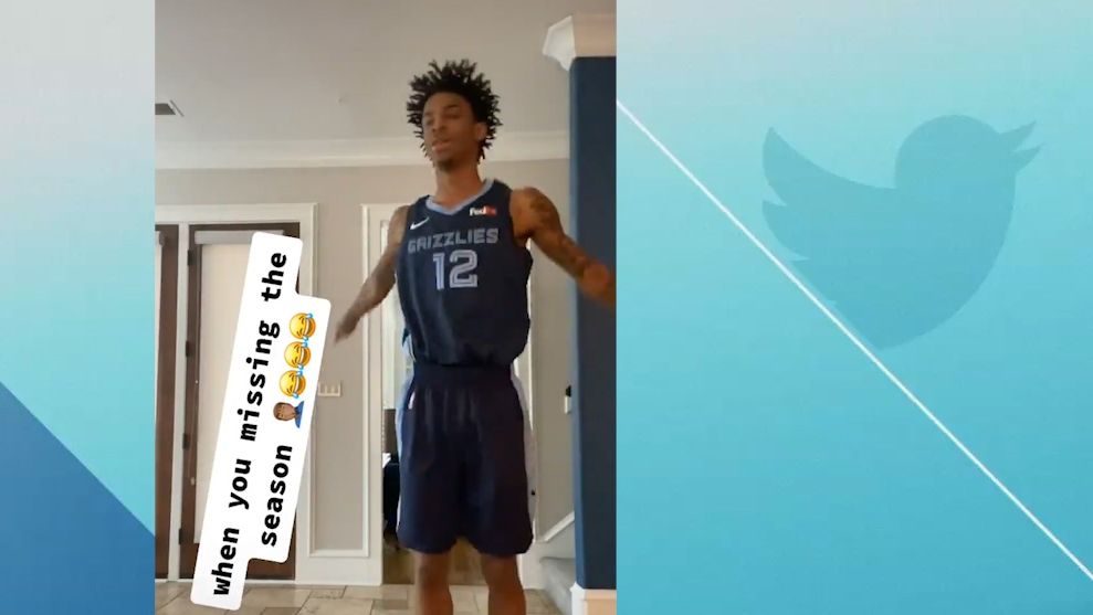 Morant creates his own player intro on TikTok - ESPN Video