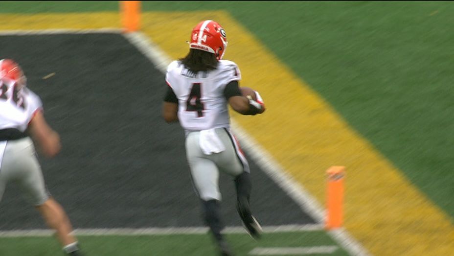 Cook trots into the end zone for Georgia TD - ESPN Video