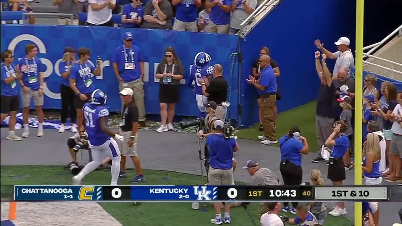 End Zone! Josh Ali scores 11-yard Rushing TD vs. Chattanooga - ESPN Video