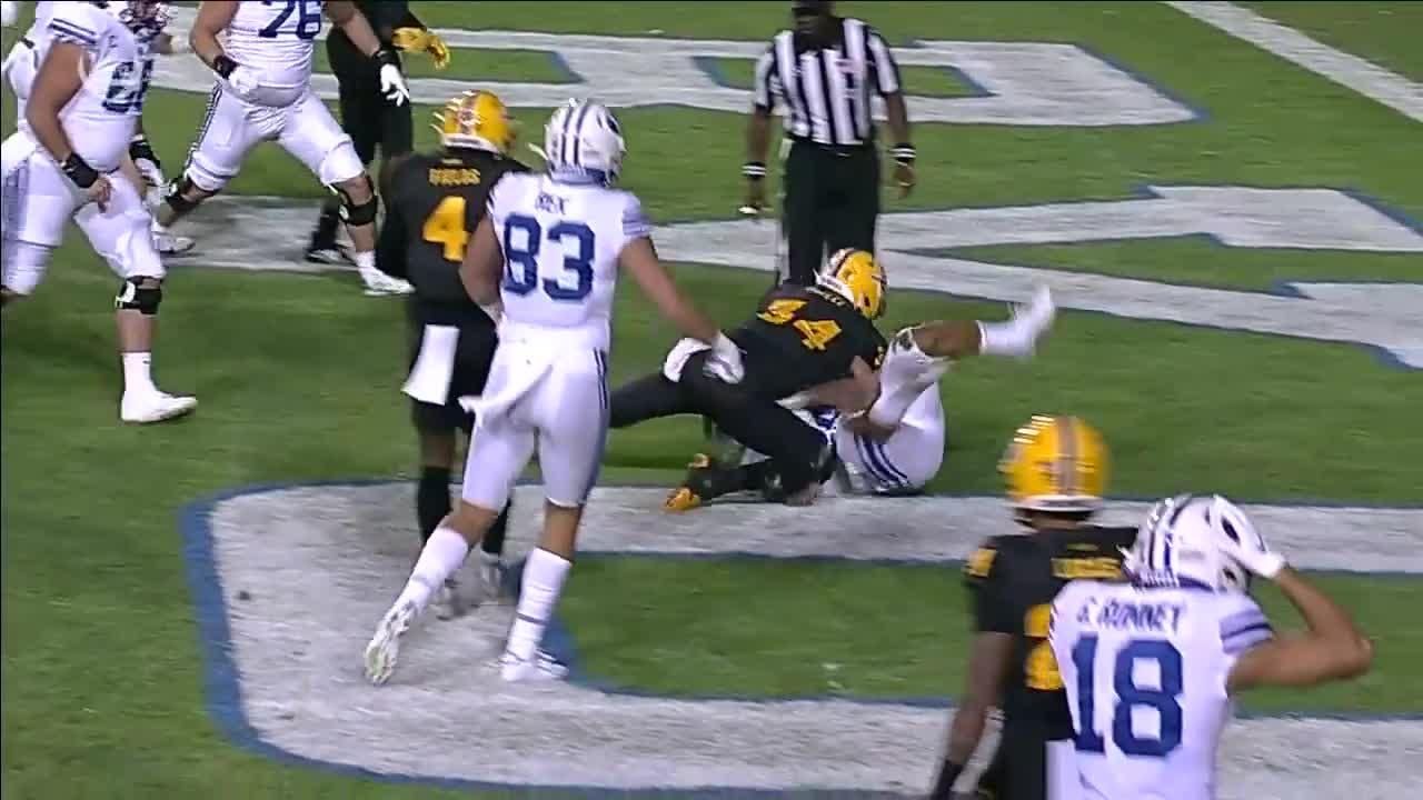 Tyler Allgeier gets BYU on the board with short TD - ESPN Video