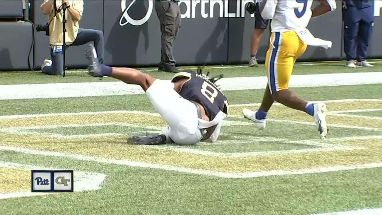 Jeff Sims throws 44-yard touchdown vs. Pittsburgh - ESPN Video