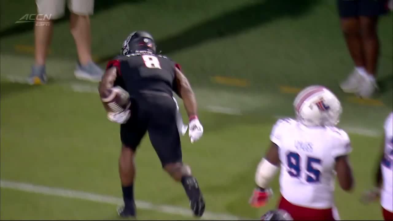 Ricky Person Jr. trucks a defender for a 24-yard TD - ESPN Video
