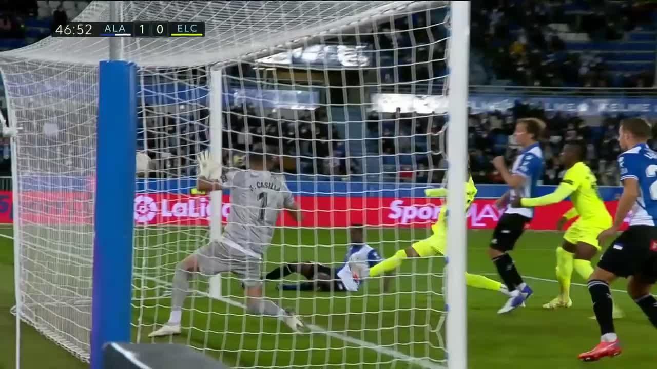 Alaves strikes first to take the lead in the 47th minute - ESPN Video