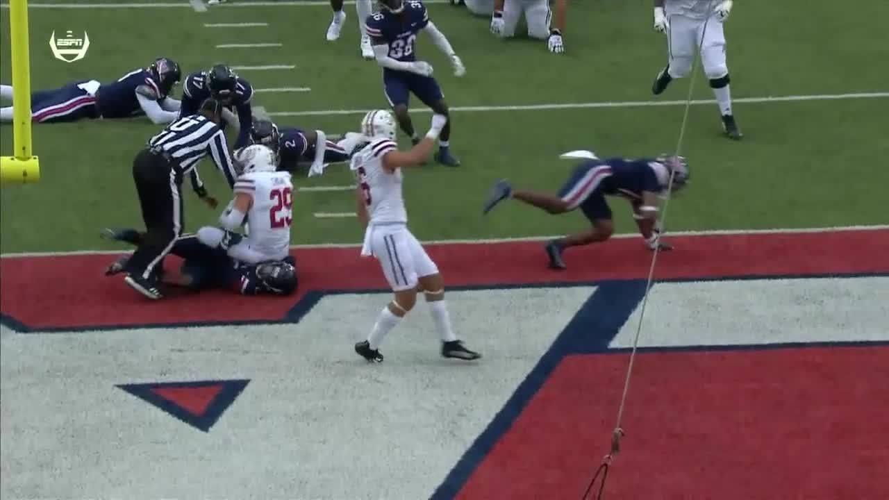 Jared Chisari rushes in for 8-yard touchdown - ESPN Video