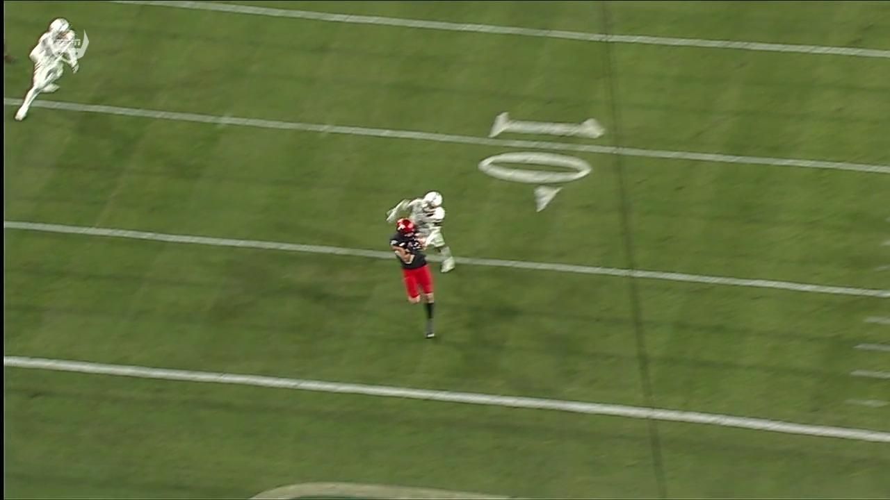 Desmond Ridder hits Josh Whyle for his 3rd TD of the day - ESPN Video