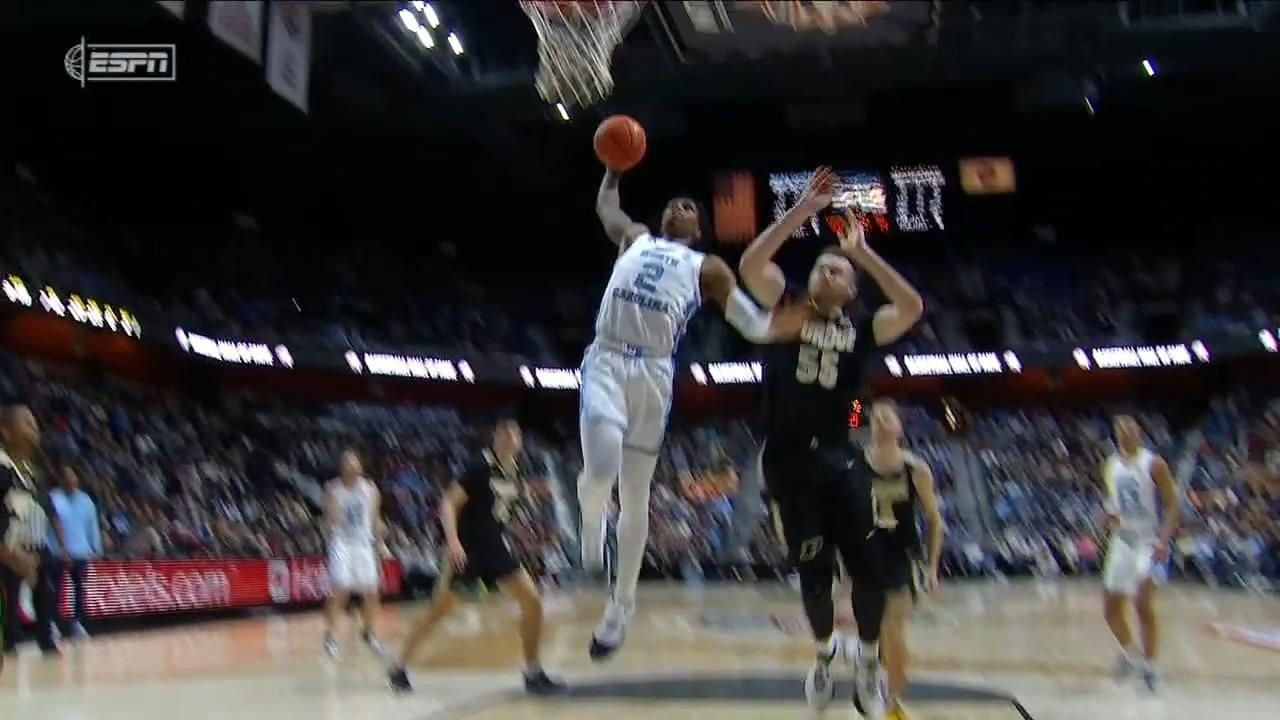 Caleb Love drops the hammer on Purdue - ESPN Video