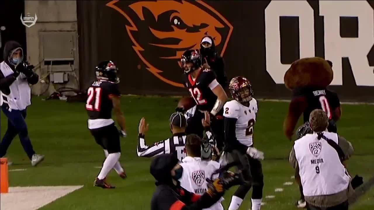 Jack Colletto breaks free for 47-yard TD run vs. ASU - ESPN Video