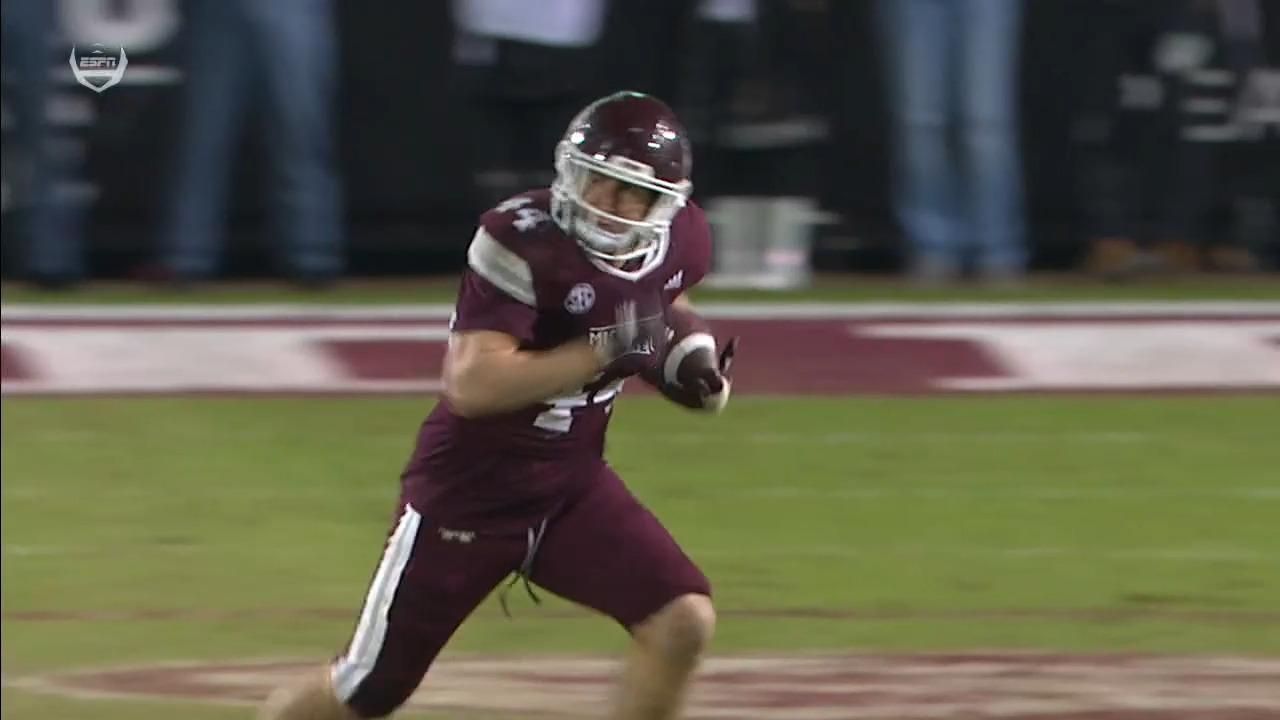 Jett Johnson's 48-yard INT sets up Mississippi State's TD - ESPN Video