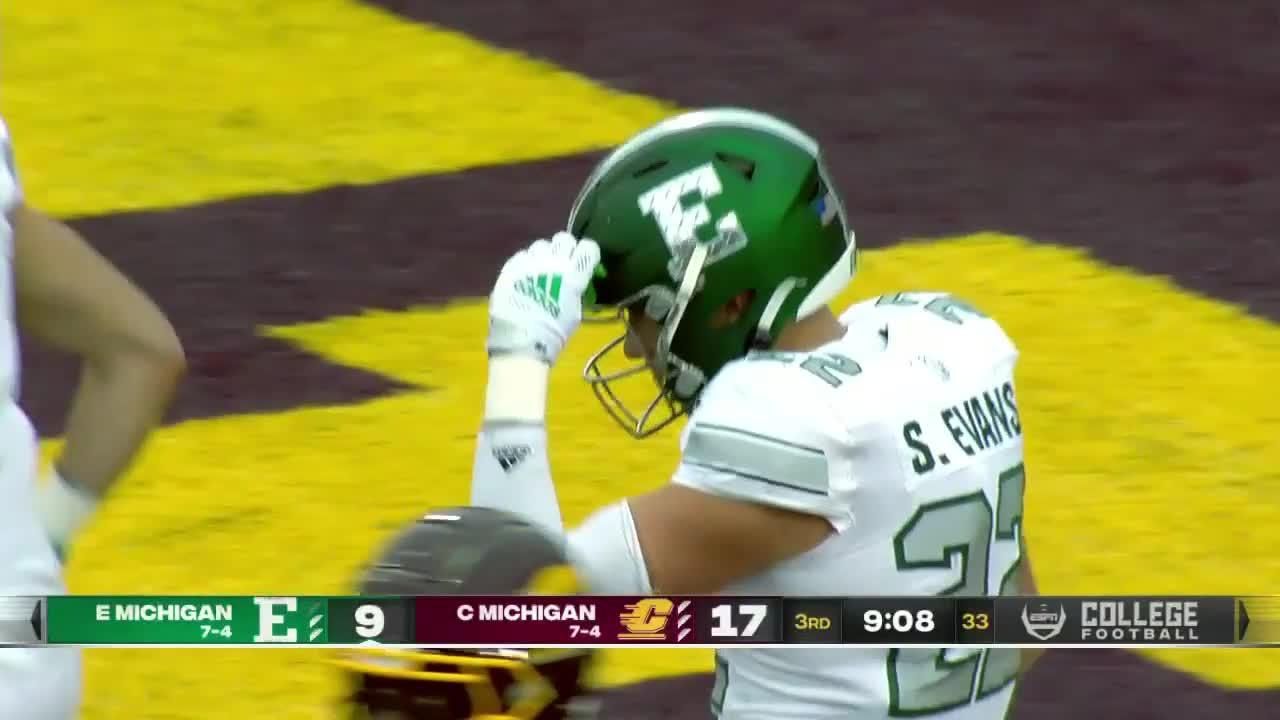 Samson Evans crosses goal-line for 2-yard rushing touchdown - ESPN Video