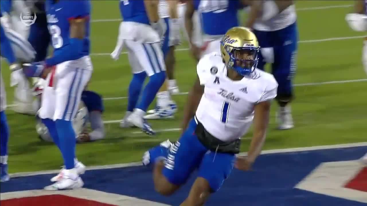 End Zone! Braylon Braxton scores 3-yard Rushing touchdown vs. SMU ...