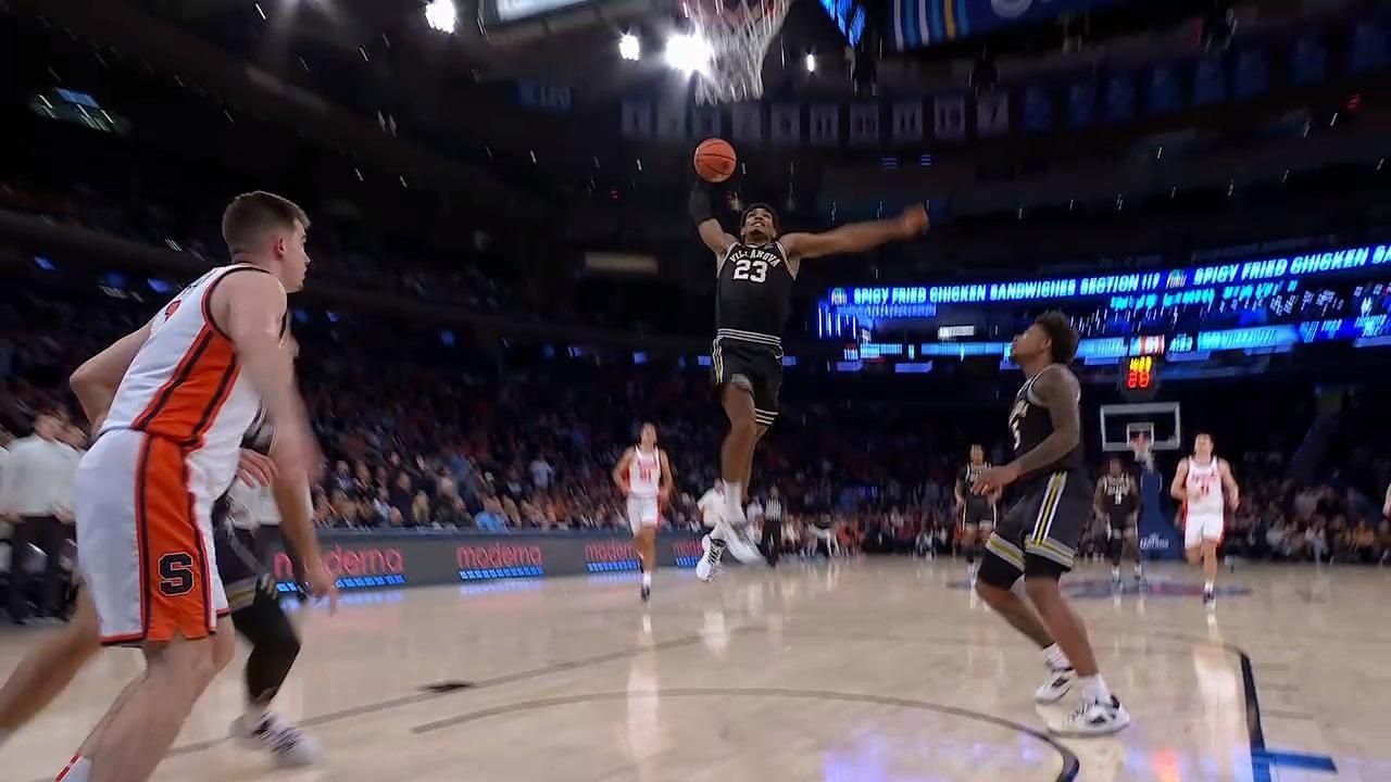 Gillespie makes the steal and drops a dime to Samuels for the jam ...