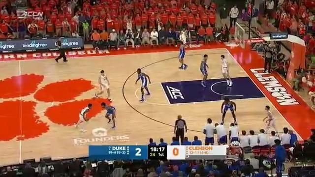 PJ Hall slams it down for Clemson - ESPN Video