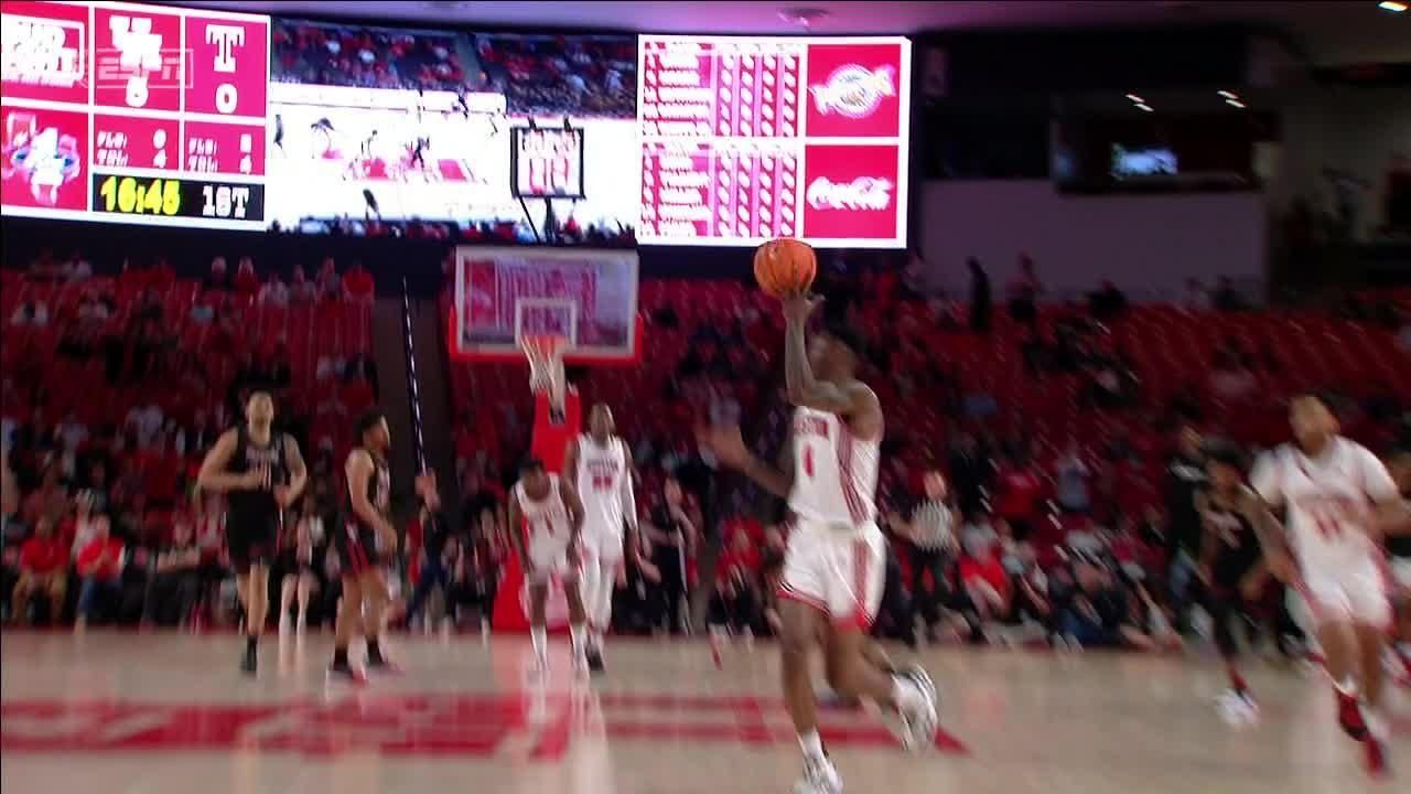 Taze Moore rocks the rim with dunk - ESPN Video