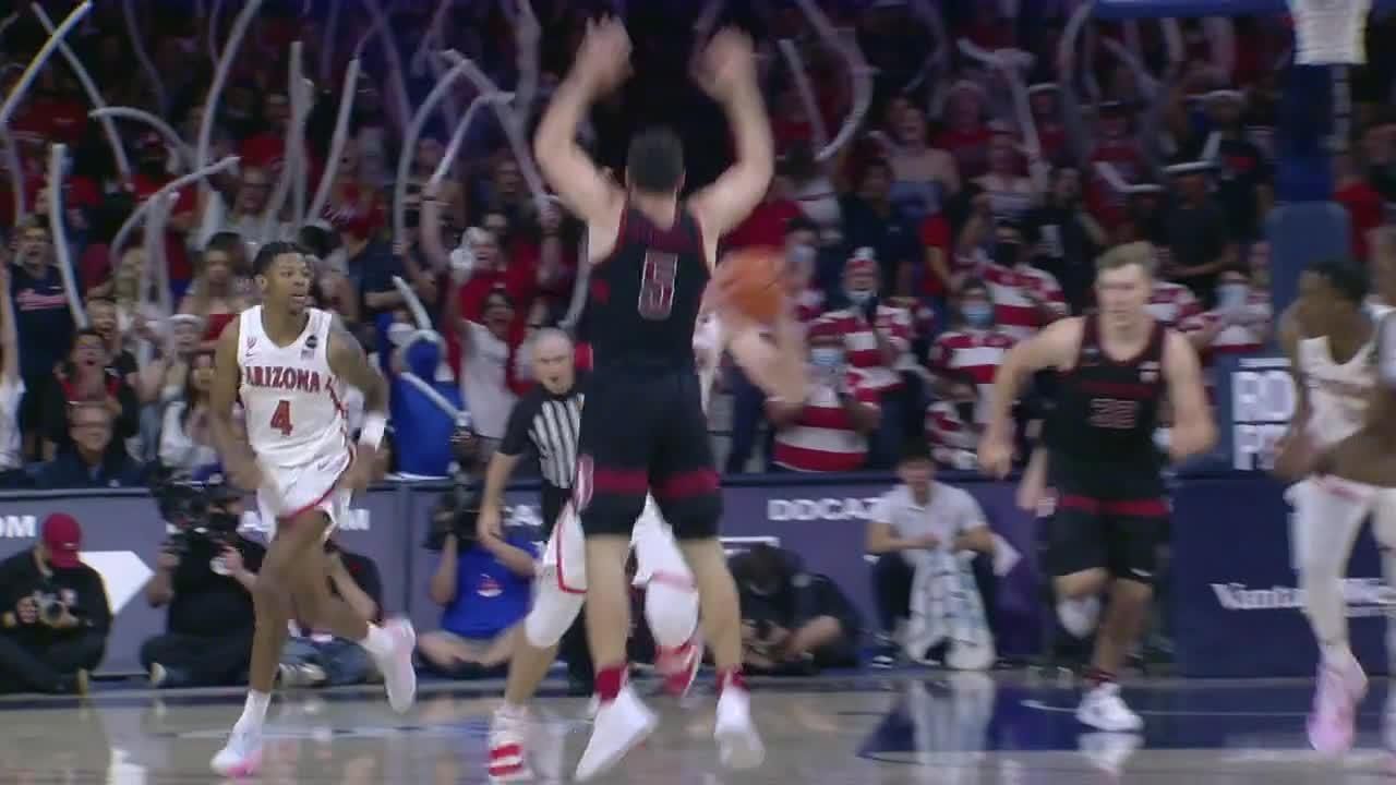 Bennedict Mathurin throws down another dunk for Arizona - ESPN Video