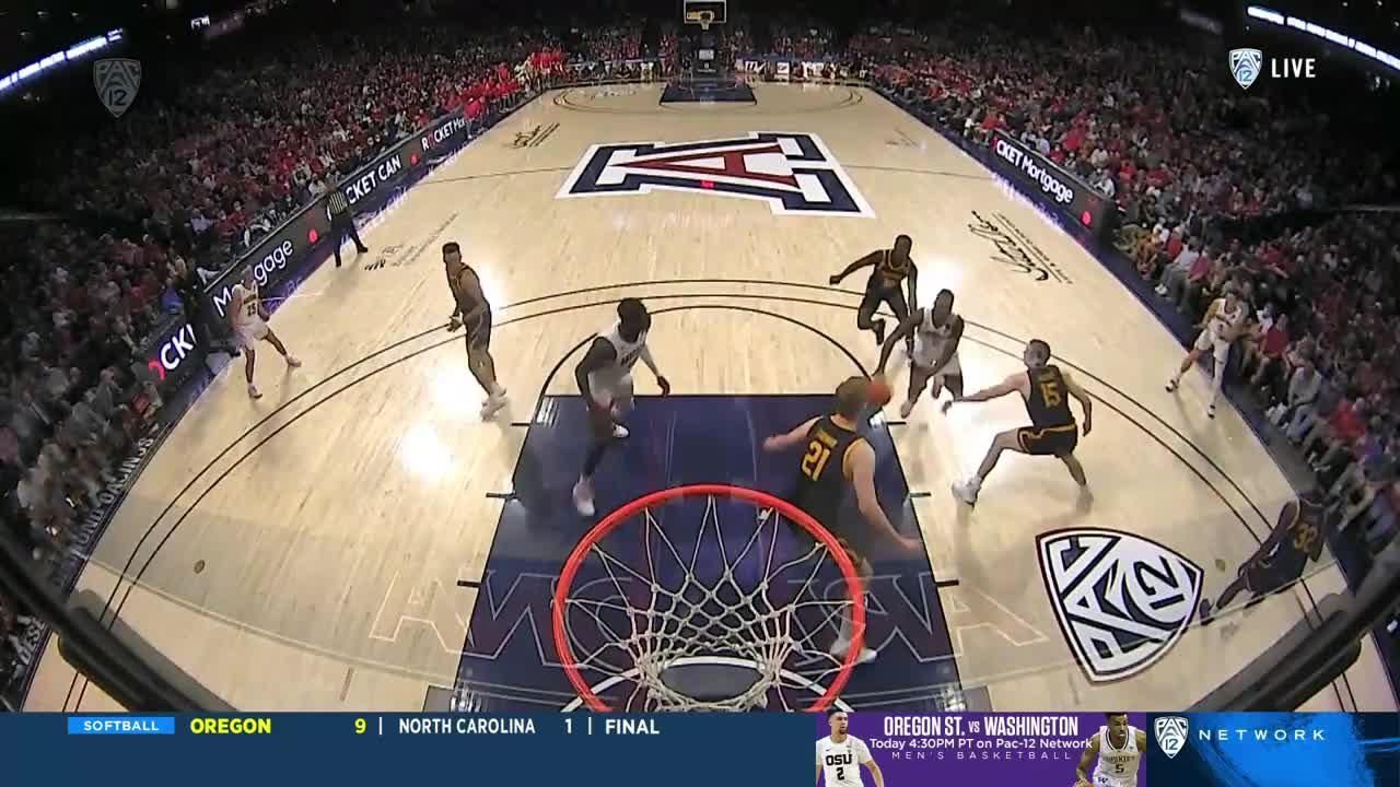 Bennedict Mathurin throws no-look pass to Oumar Ballo for the one ...