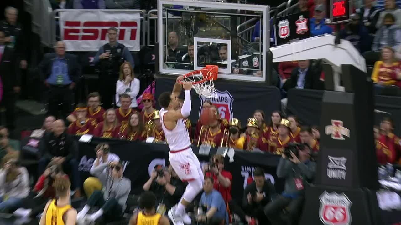 TTU Marcus Santos-Silva raises the roof with the big-time jam - ESPN Video