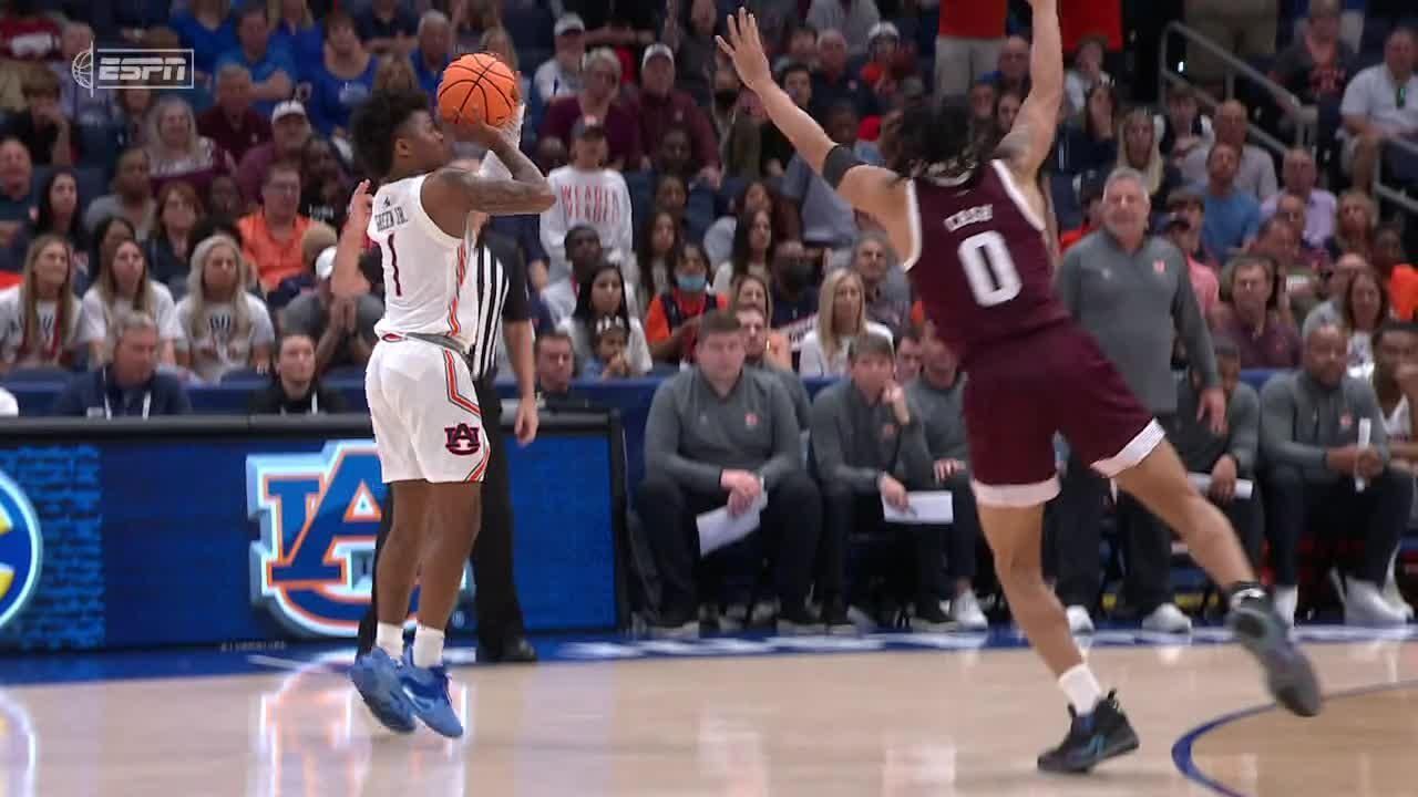 Green Jr. gets the back-to-back Auburn 3-pointers - ESPN Video
