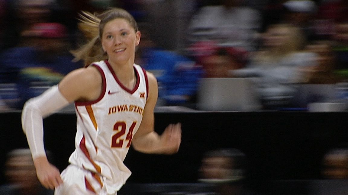 Ashley Joens starts feeling it from deep for Iowa State - ESPN Video