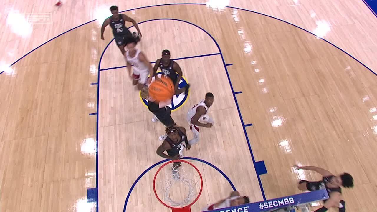 Davonte Davis glides through the lane and hits tough and-1 - ESPN Video