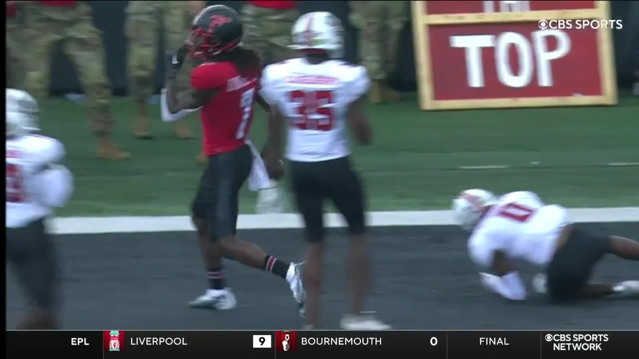 Austin Reed launches a beauty to Daewood Davis for a 48-yard TD - ESPN ...