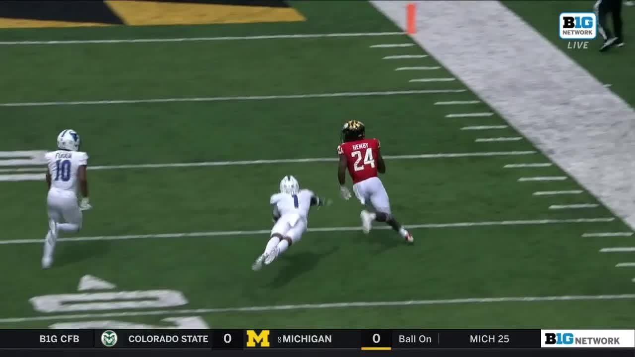 Roman Hemby runs for 33-yard touchdown - ESPN Video